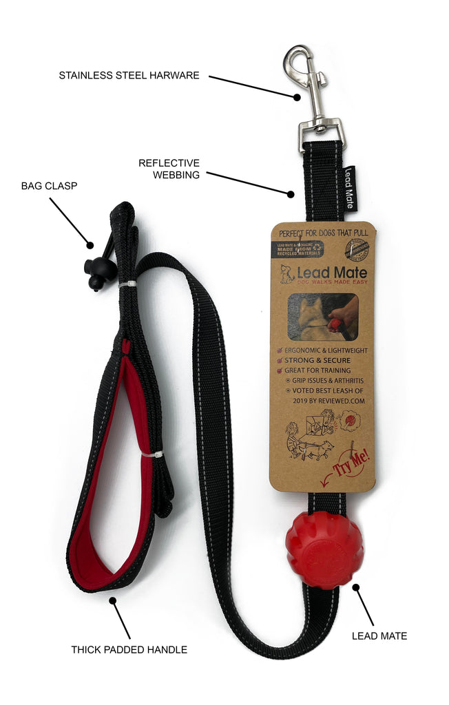 Lead Mate & Leash Bundle - Flat type Lead Mate + Leash
